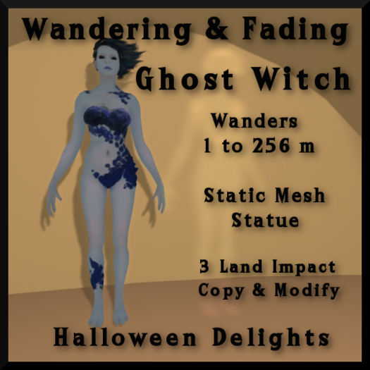 Second Life Marketplace - Wandering Fading Ghost Witch